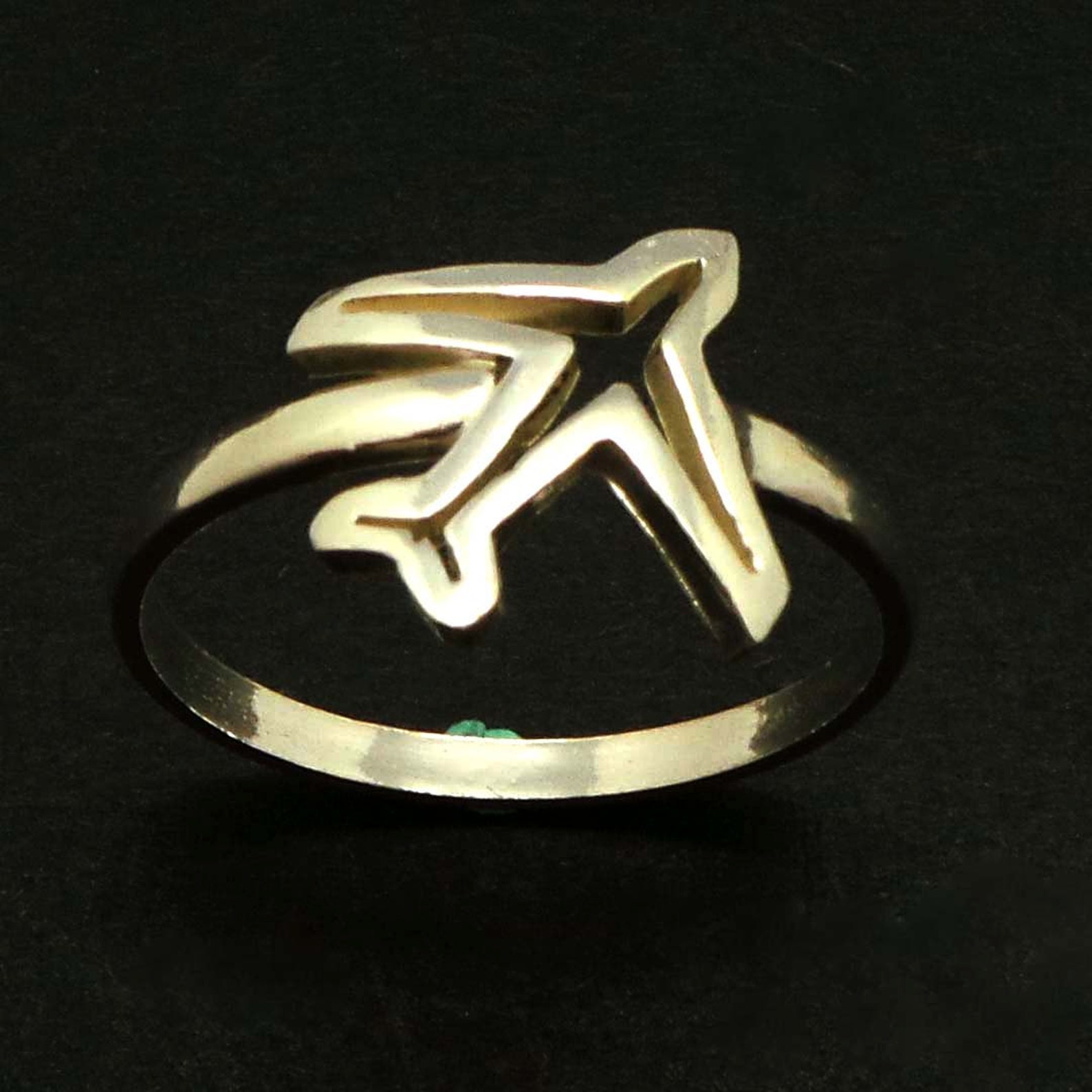 Silver Plane Ring - Travel Ring, Travel Jewelry, Plane Jewelry ...