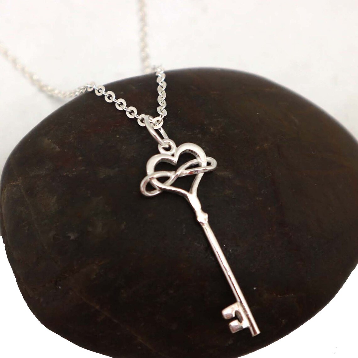 Polyamory Key Necklace for Women Poly Infinity Heart - Etsy