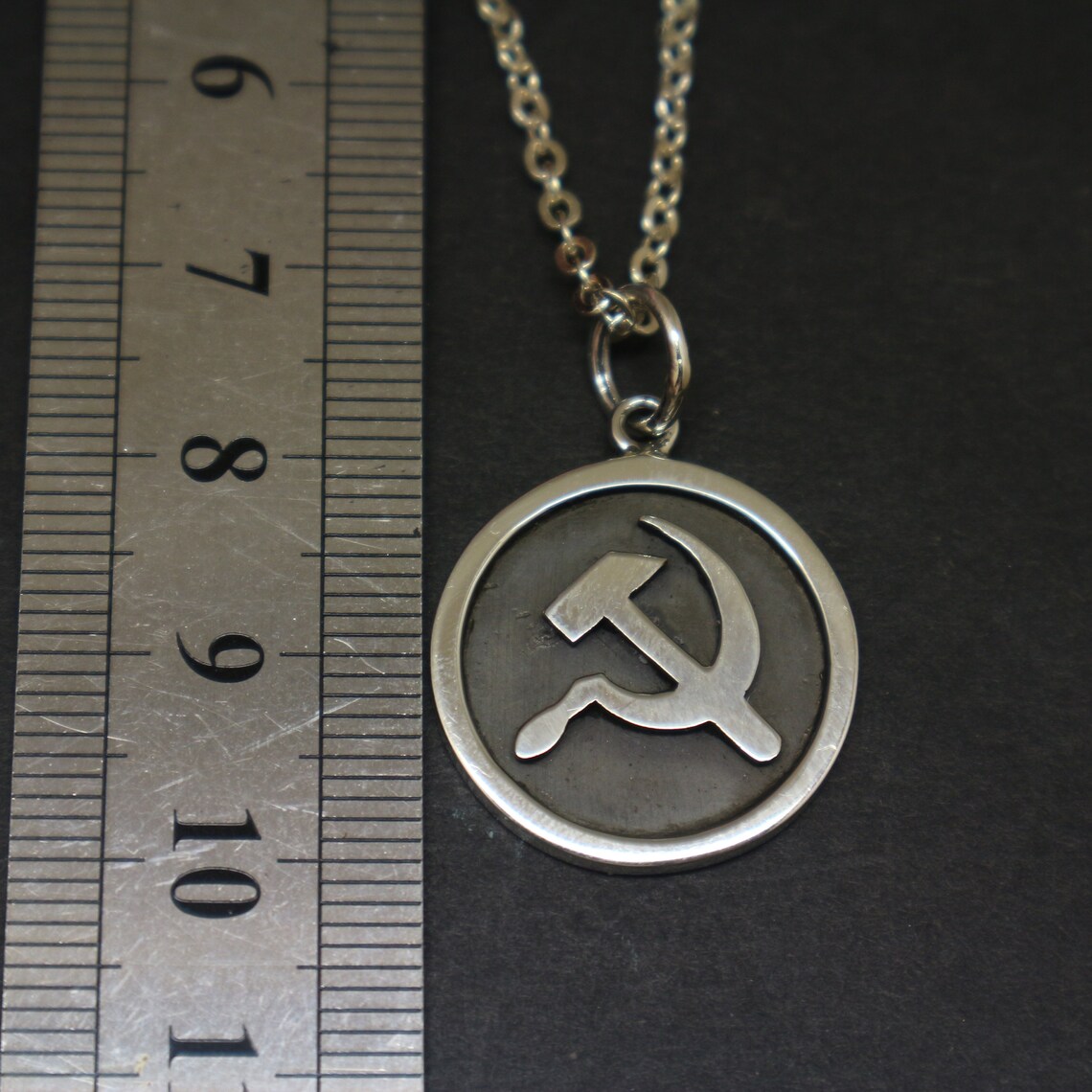 Silver Communist Necklace Pendant for Couples - Etsy
