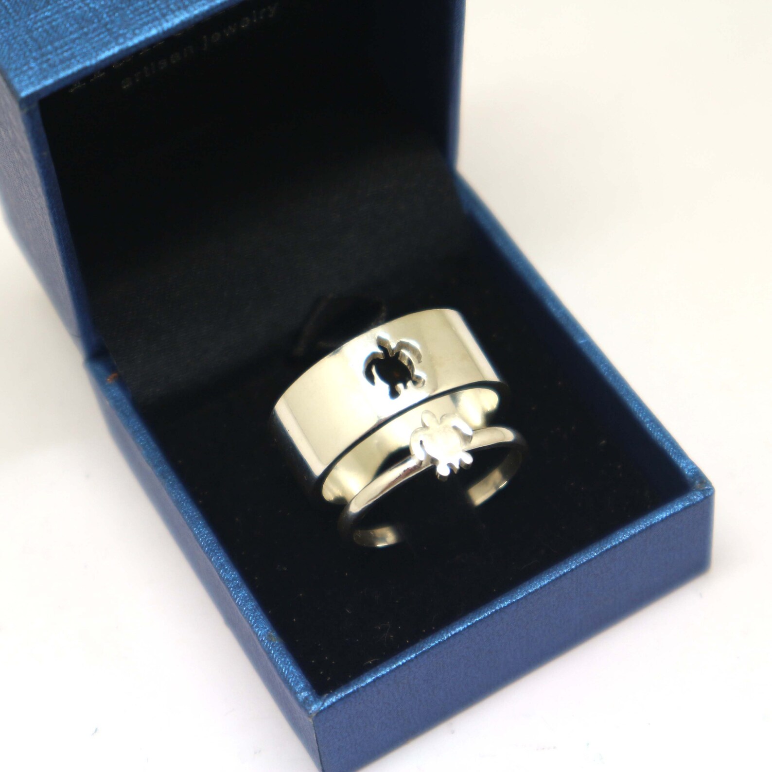 Sea Turtle Matching Promise Ring for Couples Bring Your Gift - Etsy