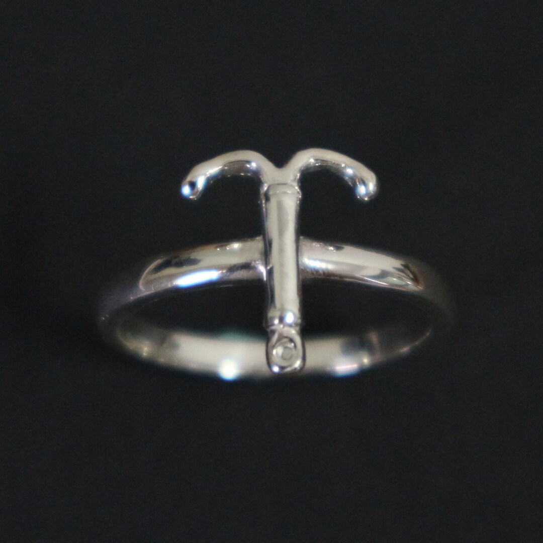 Silver Intrauterine Device IUD Ring : Gynecologists Gift, Size US 4 ...
