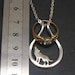Silver Wolf Ring Holder Necklace Wedding and Engagement Ring Keeper ...