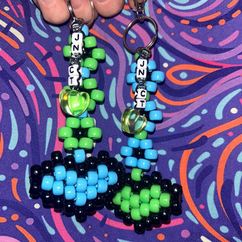 Kandi Keychain - Etsy