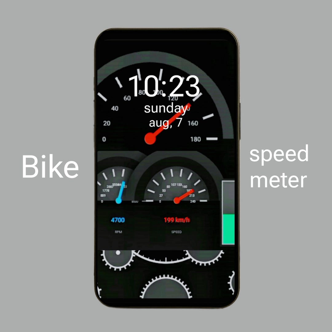 Fahrrad-Tachometer Wallpaper | Tachometer Lock Screen Animation | MP4 ...