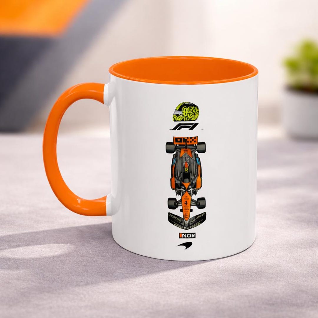 Lando Norris F1 Coffee Mug | Formula 1 Gift for Lando Norris & Mclaren ...