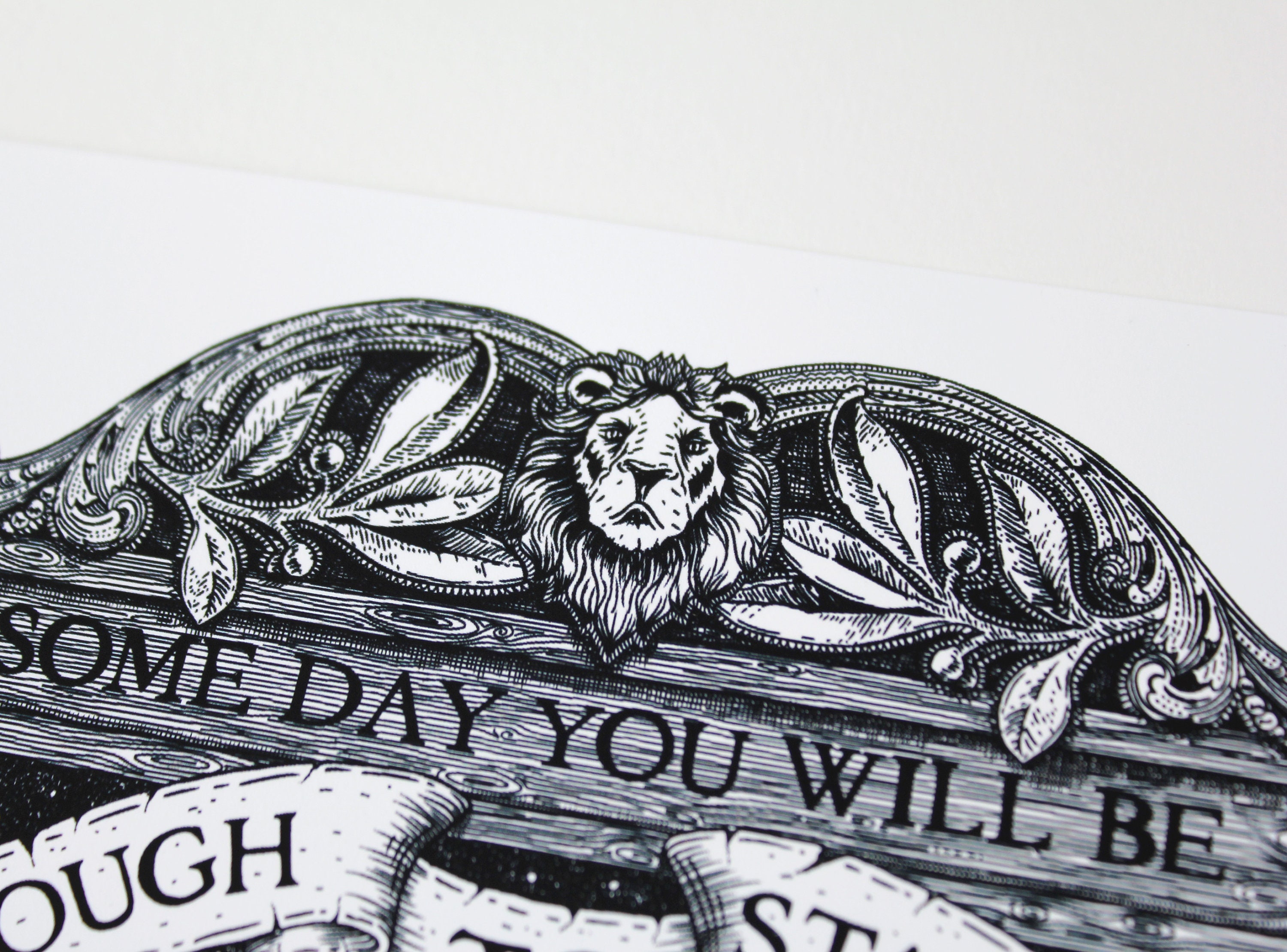 Narnia Lettering Print C S Lewis Quote Print Illustration | Etsy UK