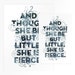 Little but Fierce Print - Shakespeare Quote Print - A Midsummer Night's ...