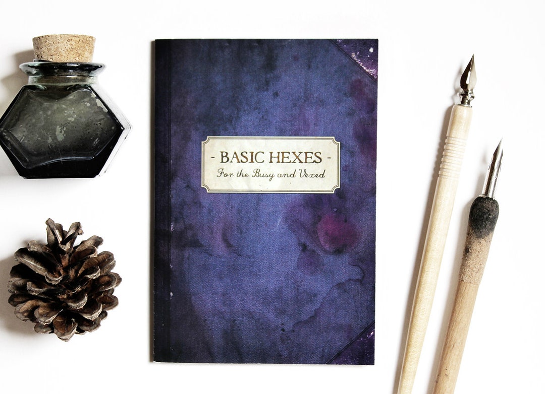 Basic Hexes A6 Notebook - Wizard Inspired Spell Book Stationery by ...