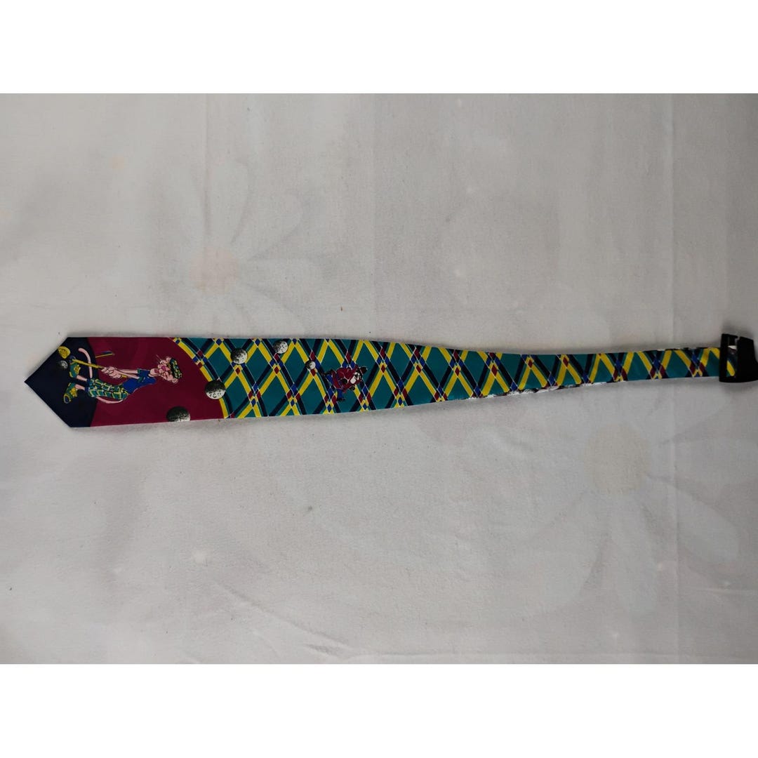 The Pink Panther Tie Novelty Retro Plaid Master Fashion Neckwear Co INC ...