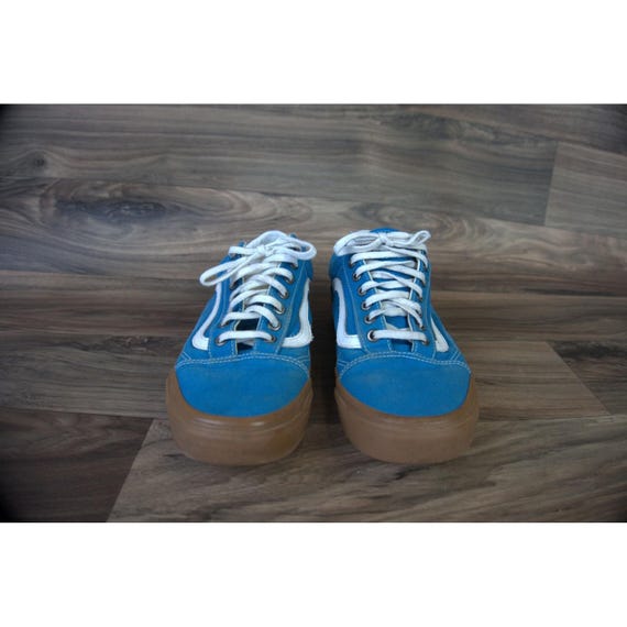Vans Old Skool Blue Gum Sole Canvas Skateboarding Sho… - Gem