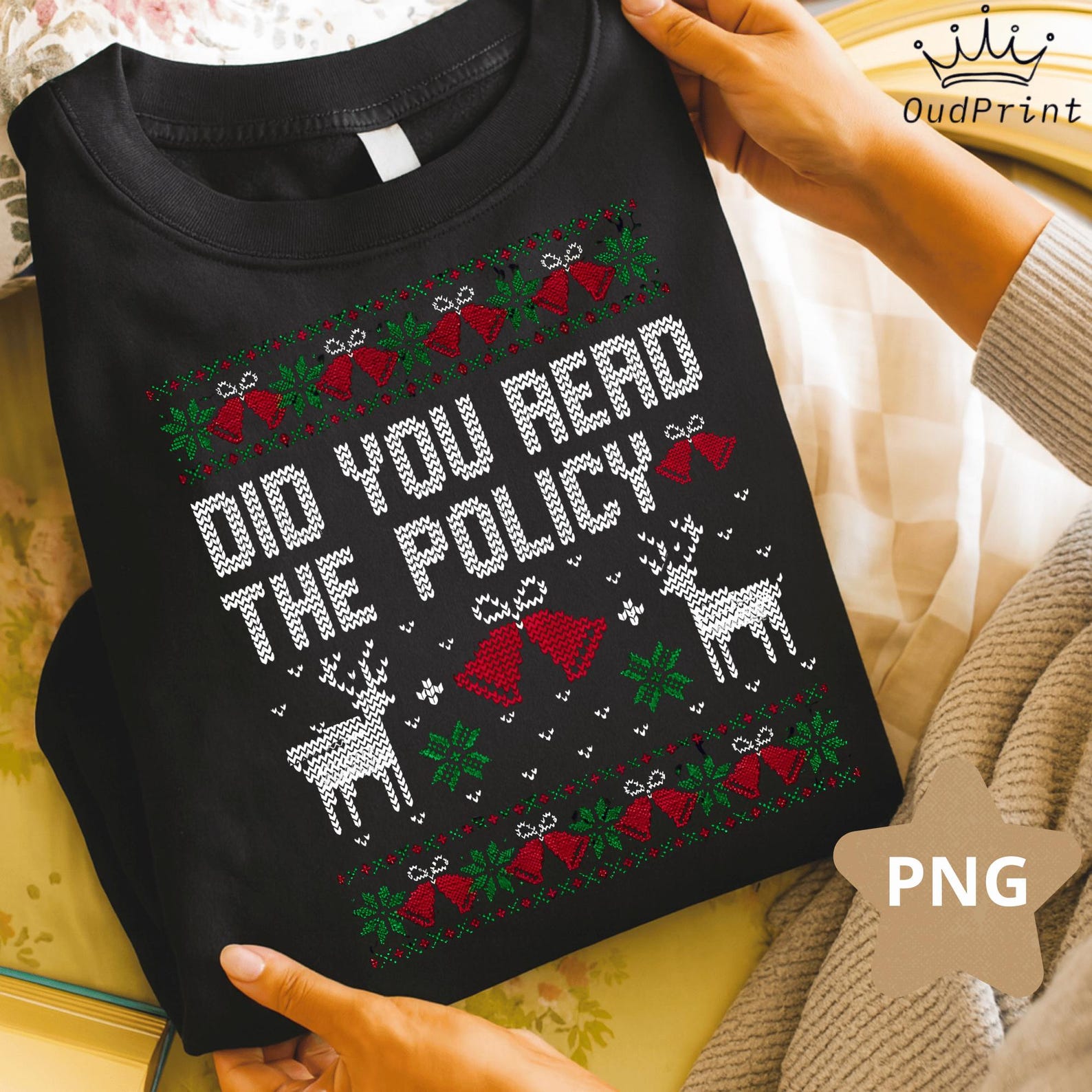 Funny Office Christmas Squad Did You Read the Policy PNG (digital ...