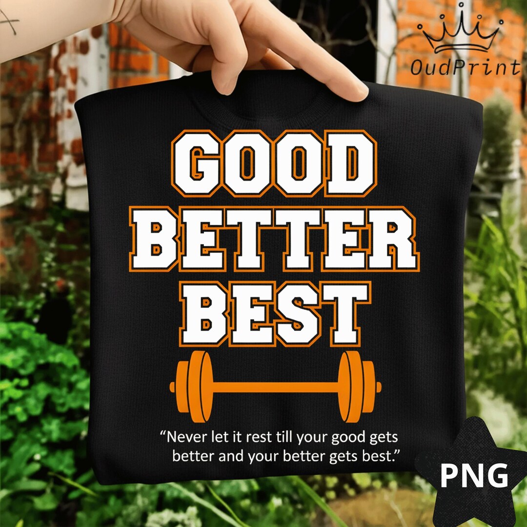 Good Better Best Quote PNG: Motivational Classroom Poster, Motivational ...