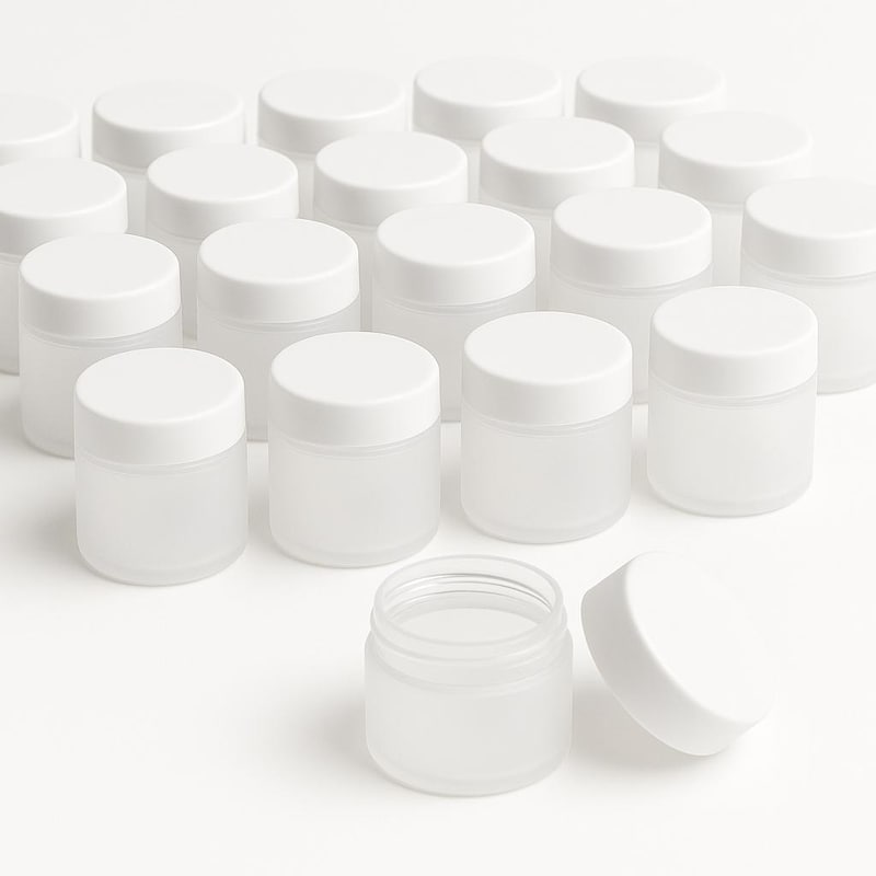 Cream Plastic Mini Jars - Etsy
