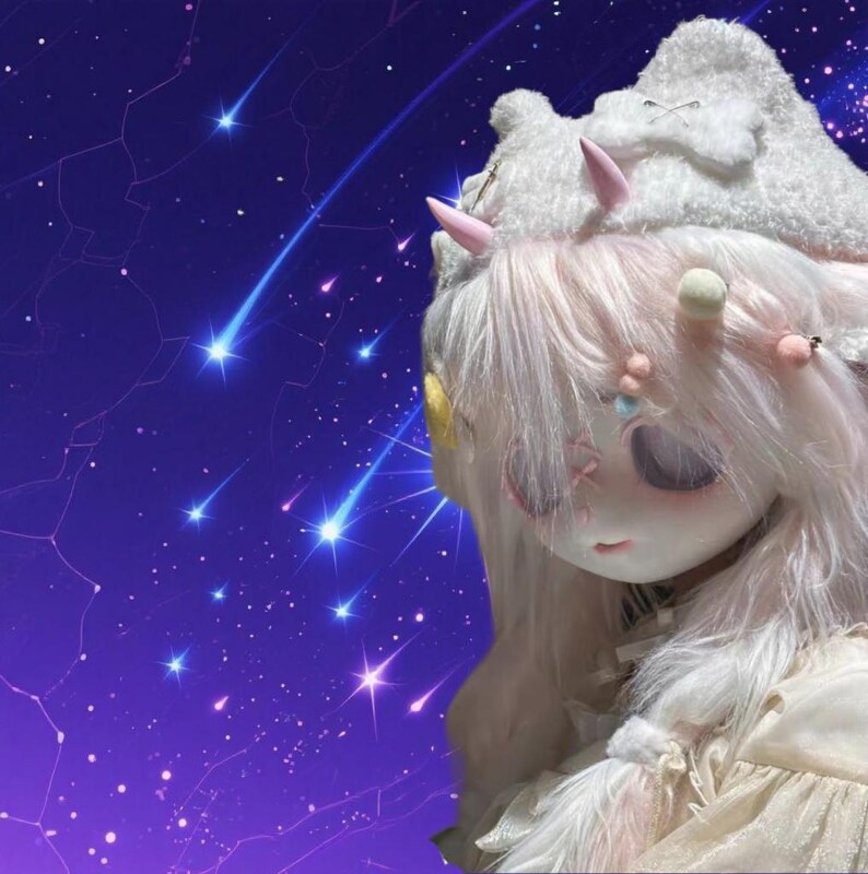 Kig Furry Head, Kigurumi Custom Fursuit Mask, Kemono Fur Head, Fursuit ...