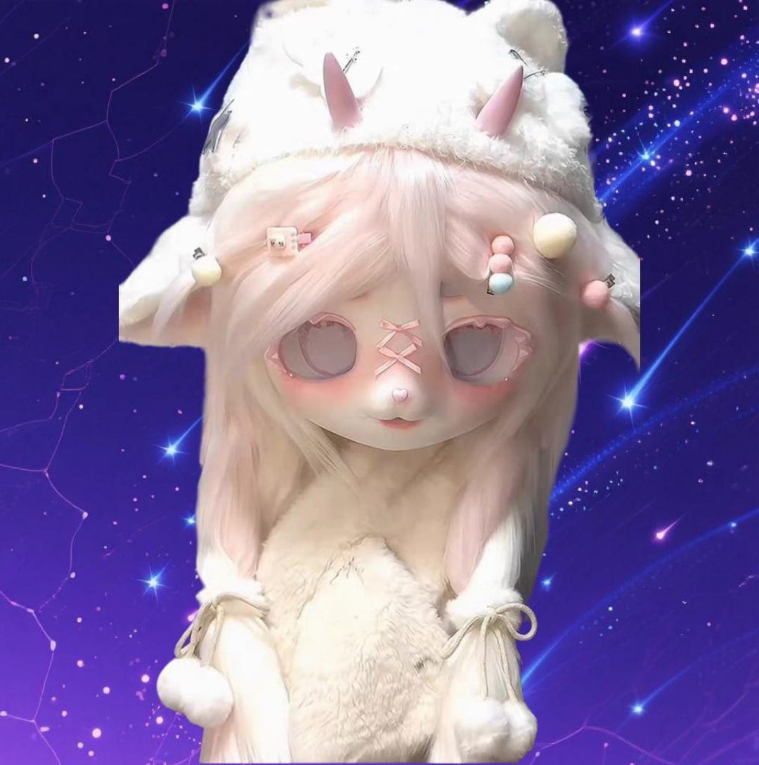 Kig Furry Head, Kigurumi Custom Fursuit Mask, Kemono Fur Head, Fursuit ...