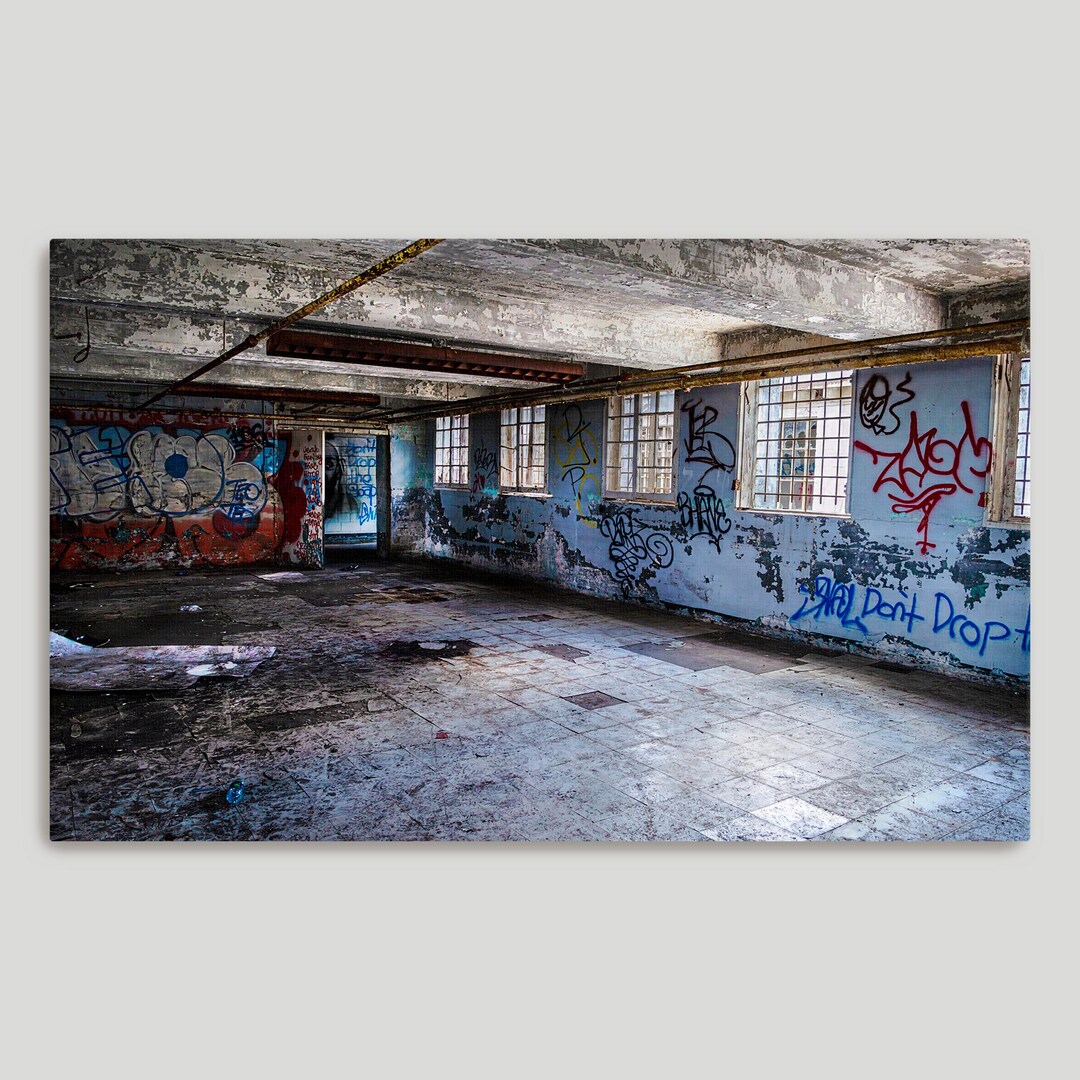 Abandoned Prison Dormitory Photograph: Urbex Home Decor - Etsy