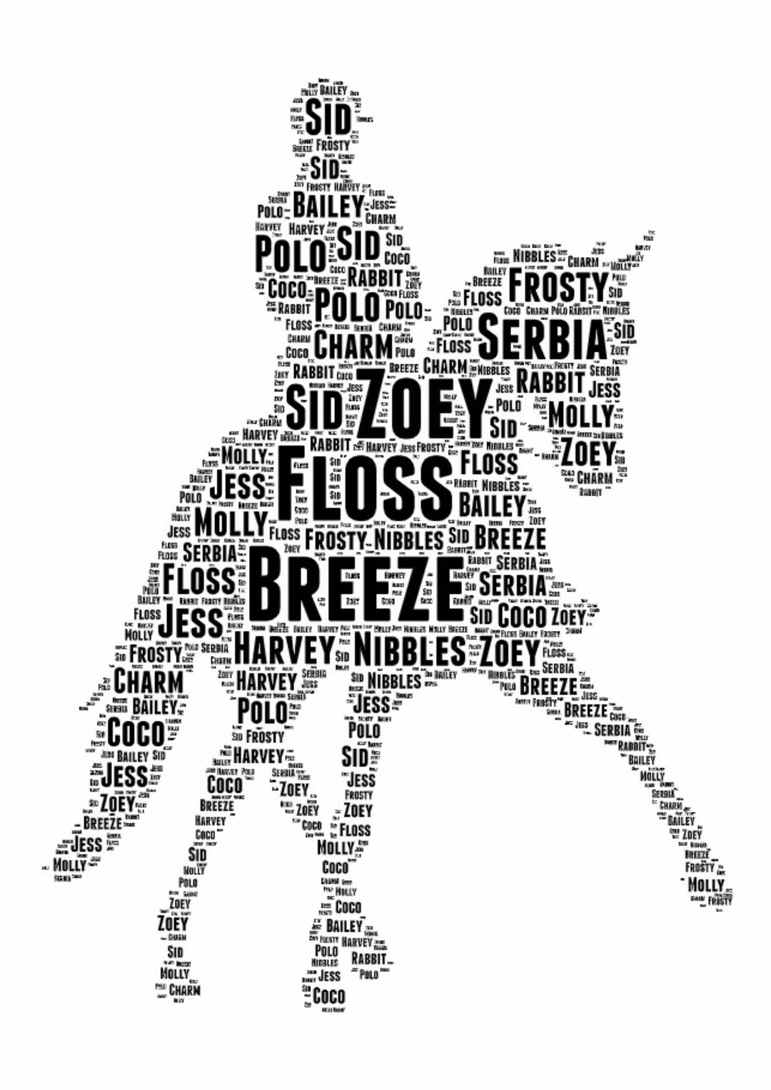 Horse and Rider, Printable File, Birthday Gift, Gift for Her ...