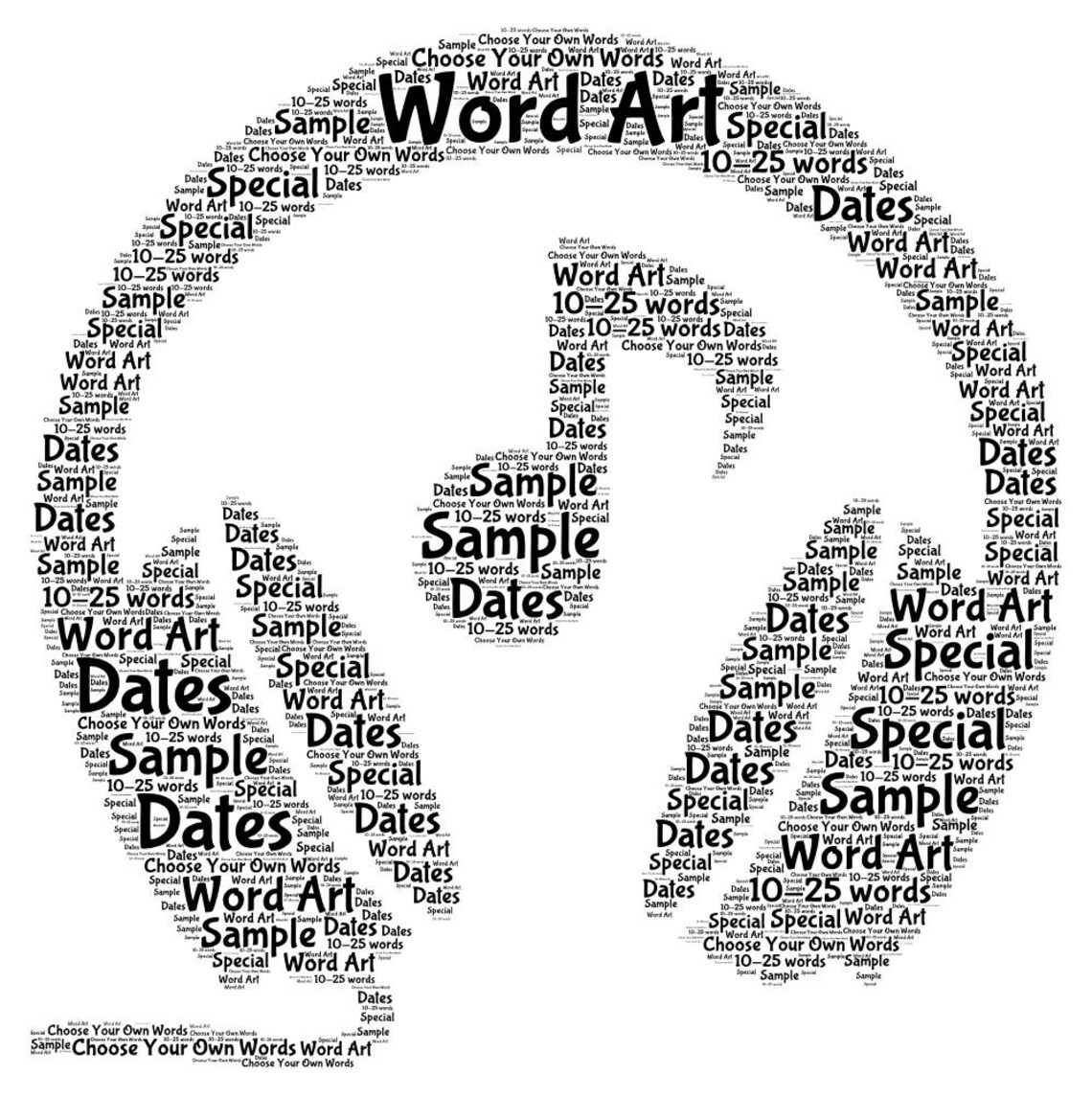 Headphones Personalised Word Art Print Birthday Christmas Gift - Etsy UK