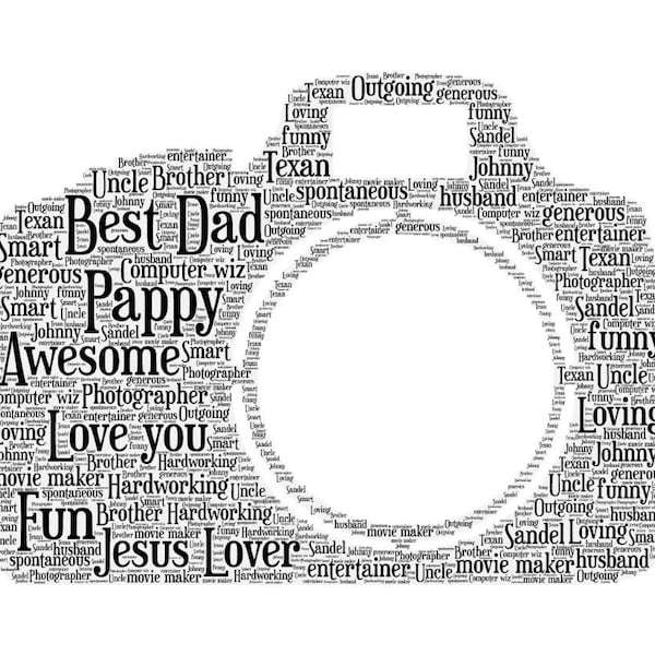 Camera Word Art - Etsy