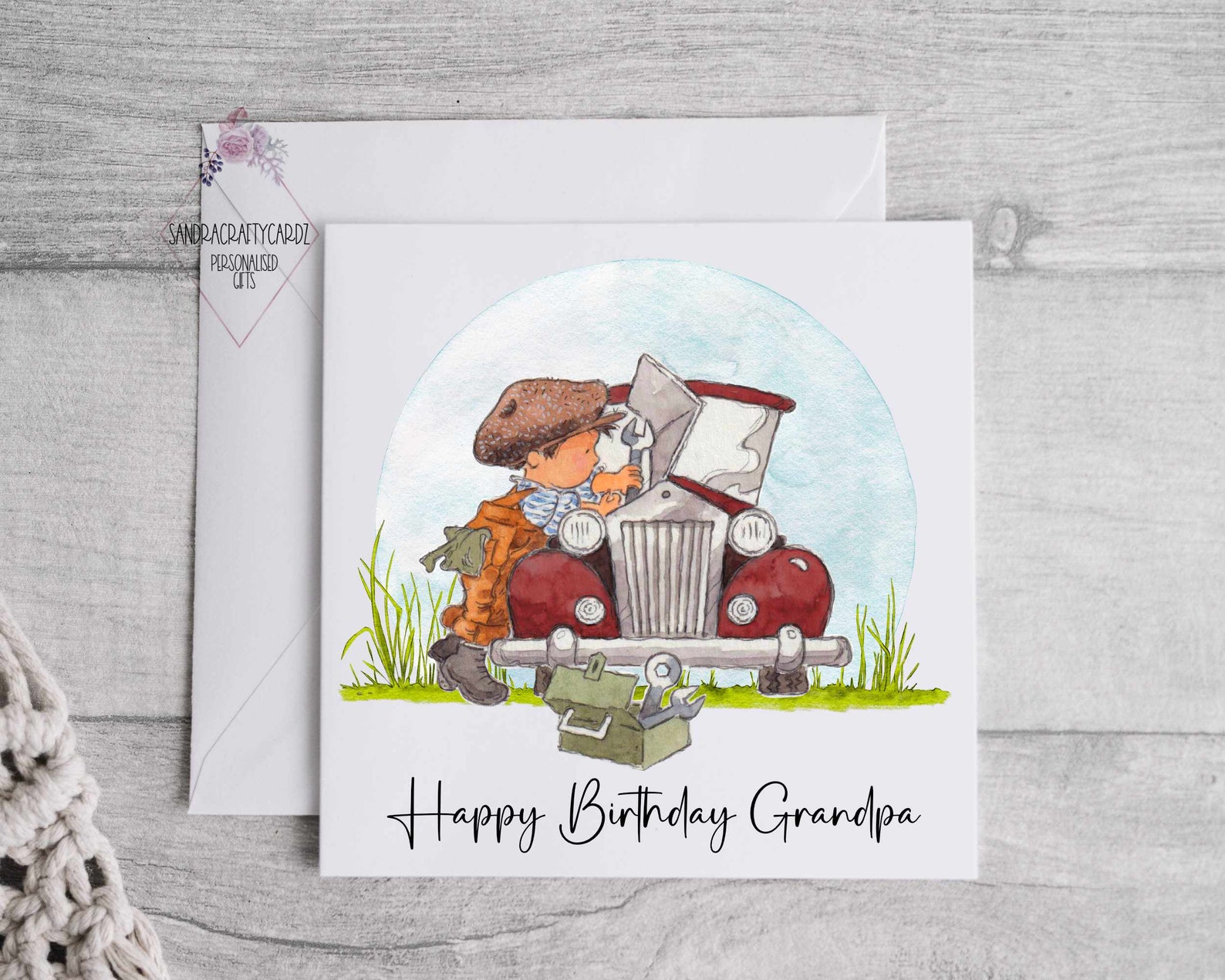 Mechanic Birthday Card Custom Greeting Card for a Car Lover - Etsy