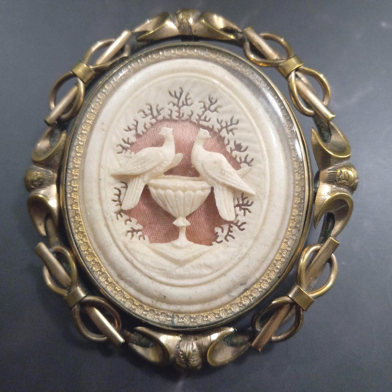 Locket Swivel Brooch - Etsy