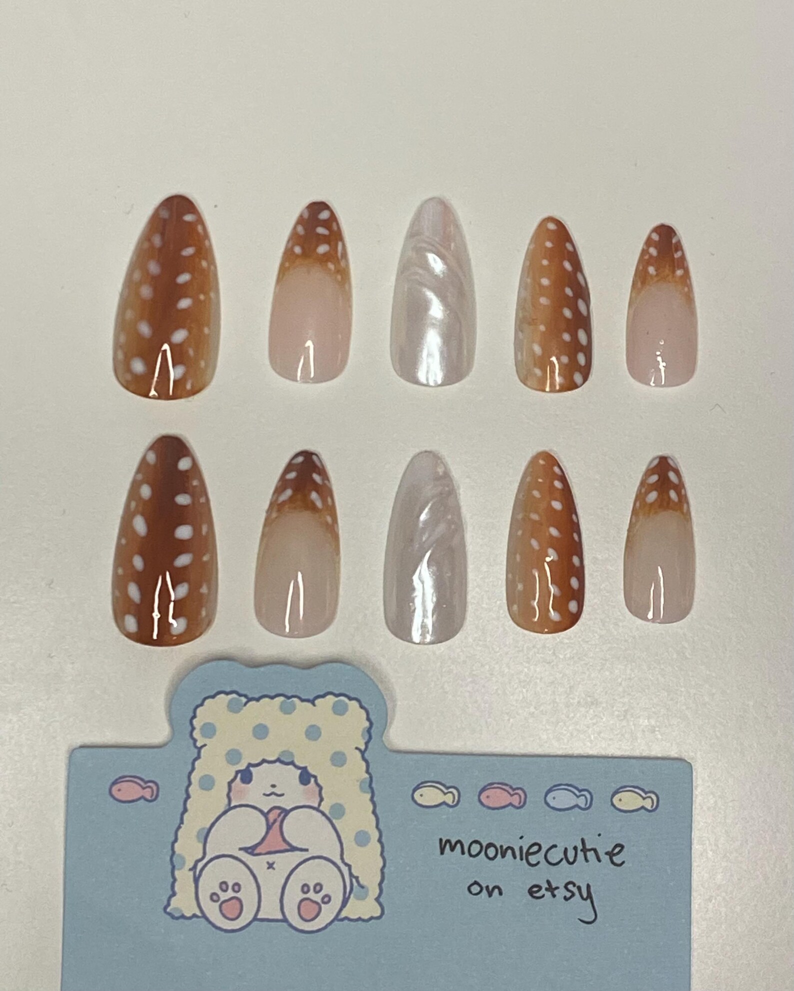 Fawn Print Press-on Nails - Etsy