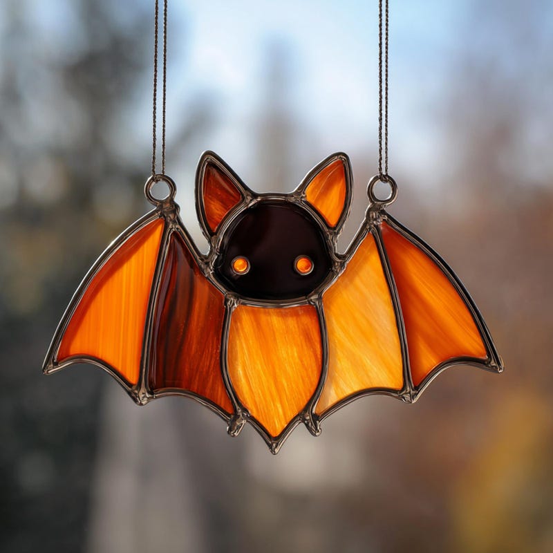 Bat Stained Glass Pattern - Etsy