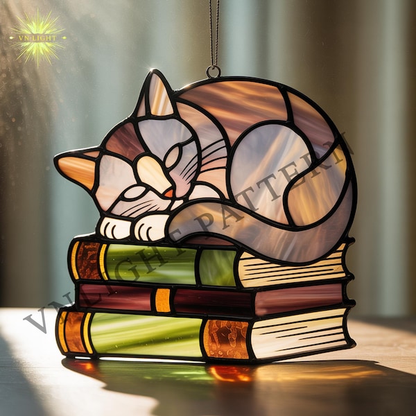 Stained Glass Cat Patterns - Etsy