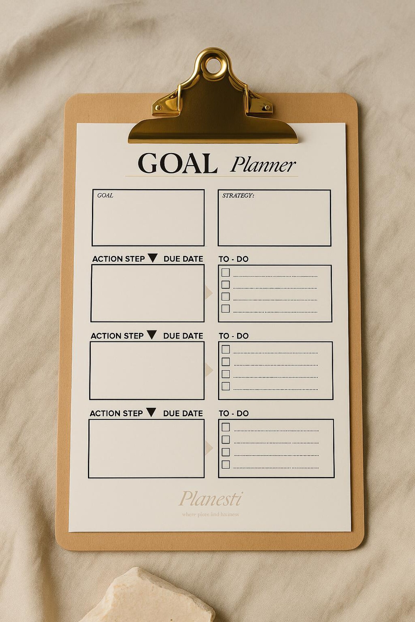 Minimalist Goal Planner: Productivity & Business Planner (digital ...
