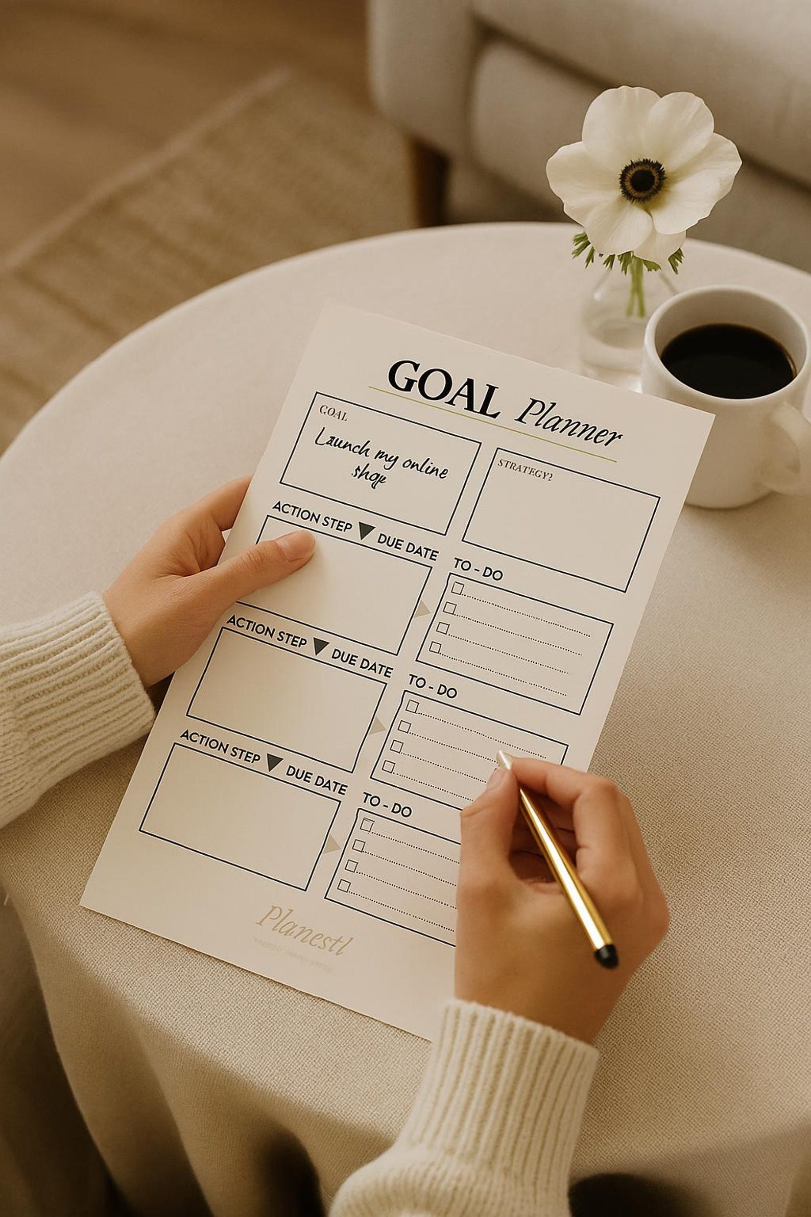 Minimalist Goal Planner: Productivity & Business Planner (digital ...