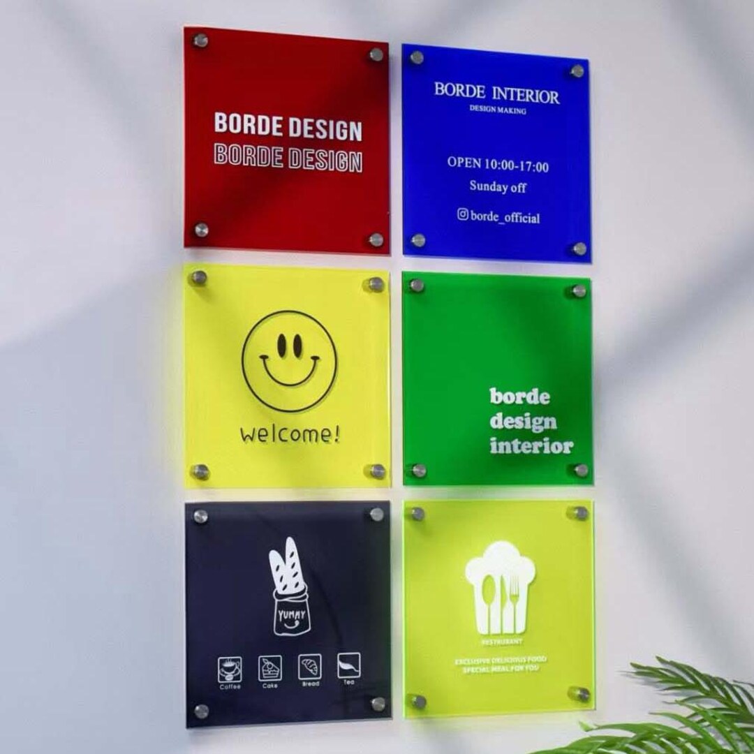 Custom Acrylic Office Sign | Professional Business Plaque | Company ...
