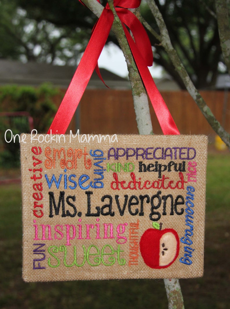 Teacher Subway Art Embroidery Design INSTANT DOWNLOAD | Etsy