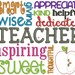 Teacher Subway Art Embroidery Design- INSTANT DOWNLOAD - Etsy