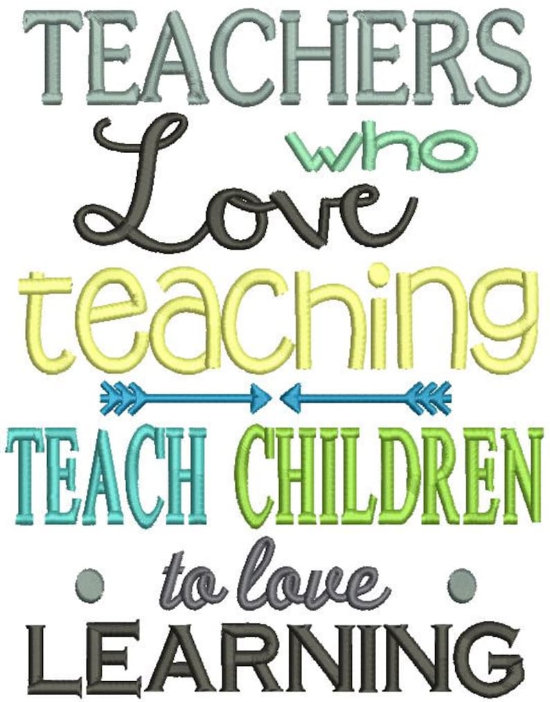 Teachers Who Love Teaching Teach Children to Love Learning - Etsy