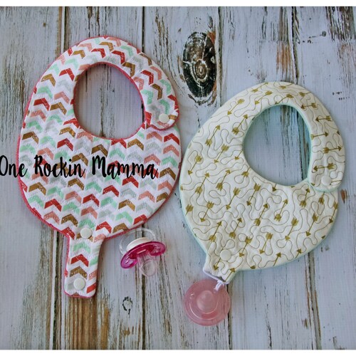 In the Hoop Quilted Baby Bib Digital File for Embroidery - Etsy
