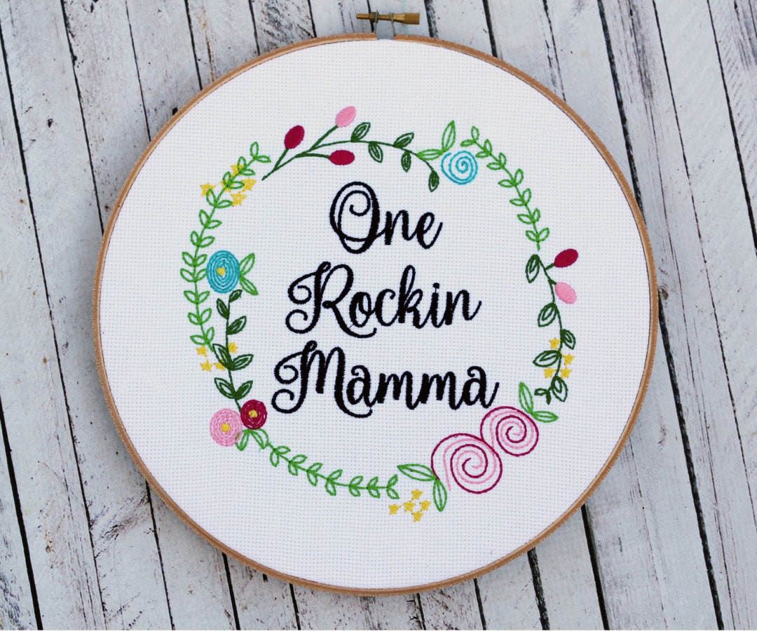 Flower Frame Embroidery Design - INSTANT DOWNLOAD - Etsy