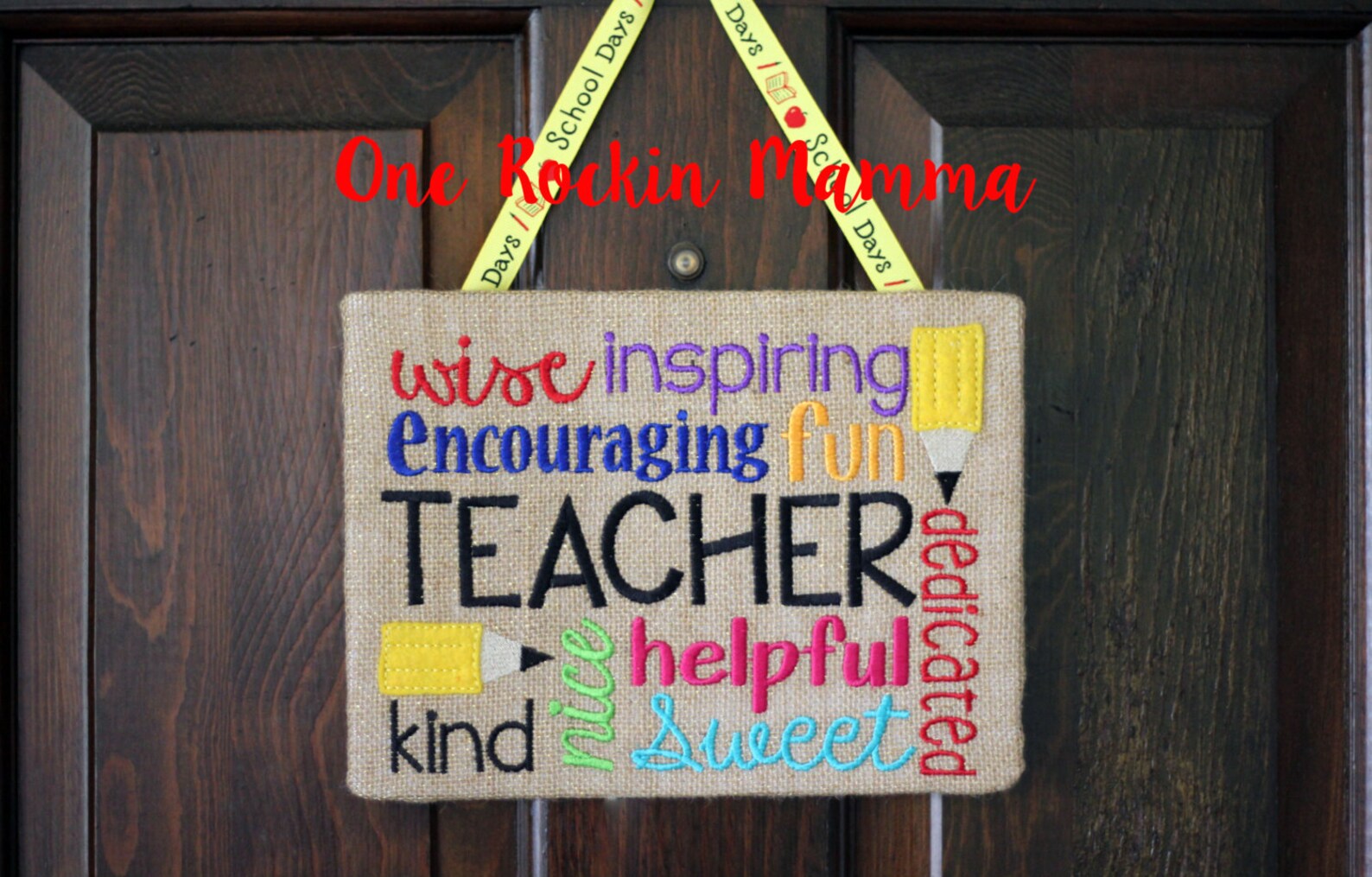 Teacher Subway Art V2 Embroidery Design INSTANT DOWNLOAD - Etsy