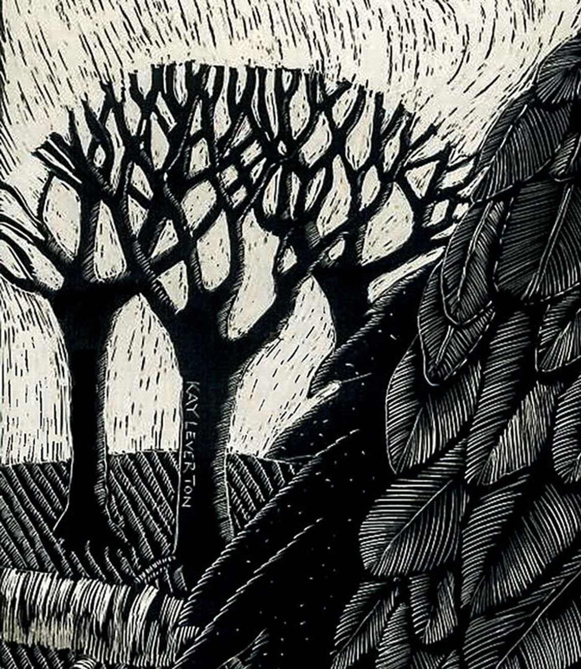 Art Card: Raven's Song From Original Scraperboard Design - Etsy UK