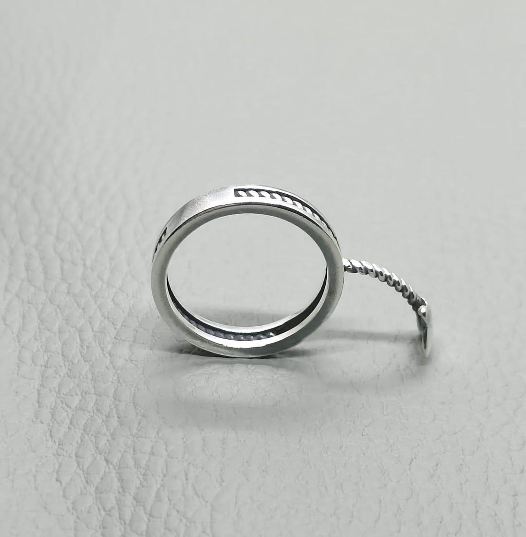 Bump Ring, Butterfly Ring, Silver Plating 2 Butterfly,s Dainty With ...