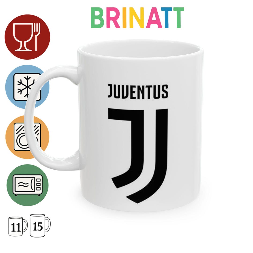 Ceramic Mug - Juventus - Logo - Football - Soccer - Italy - Turin ...