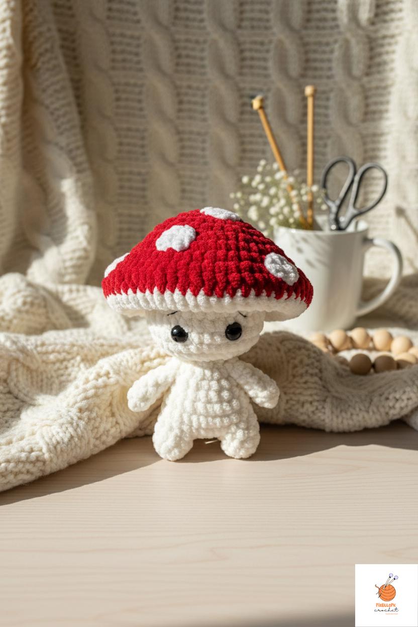 Mushroom Guy Crochet Pattern, Amigurumi Crochet Pattern - Etsy