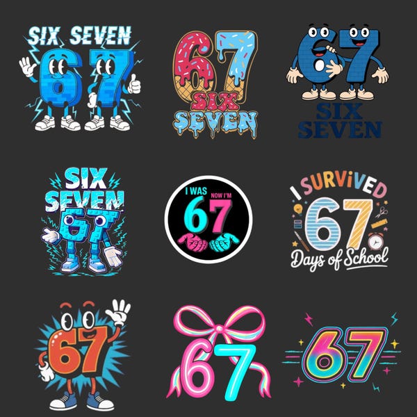 67 Meme T Shirt - Etsy UK