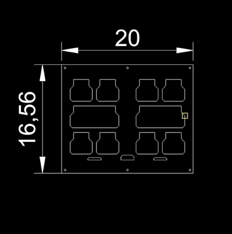 Packout Base Mount Full DWG/DXF File - Etsy