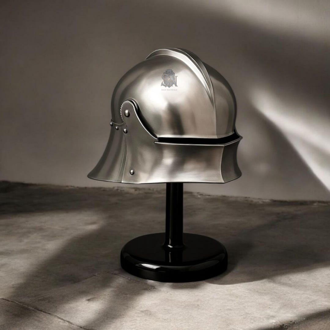 Medieval English Sallet Helmet | Wearable 18 Gauge Steel Knight Armor ...