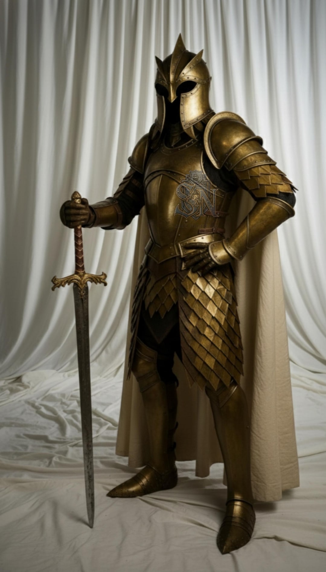 Medieval 18-gauge Steel Full Armor Suit – Wearable Knight Battle Armor ...