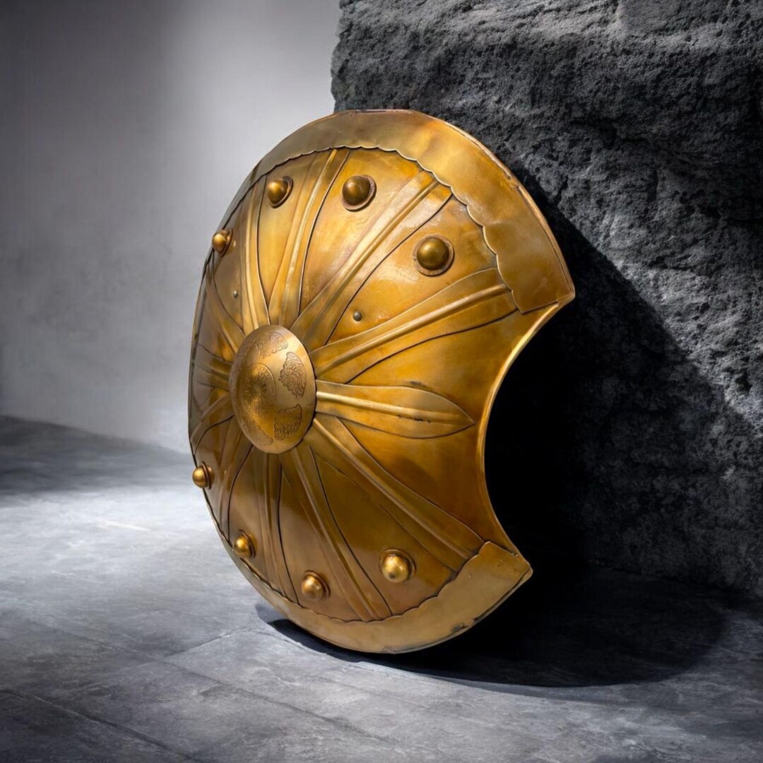 Ancient Greek Trojan Shield – Troy War Armor Prop | Handmade Medieval ...