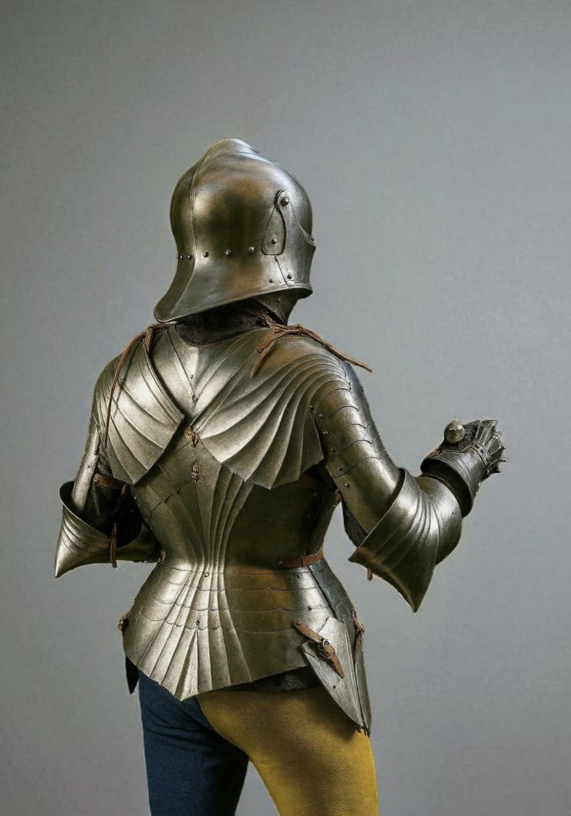 German Gothic Half Armor Suit – 15th Century Knight Cosplay, LARP ...