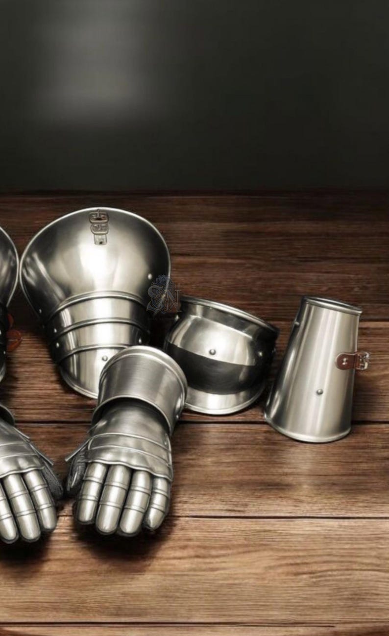 Handmade Medieval Steel Arm Armor – Knight Gauntlets, LARP Cosplay - Etsy