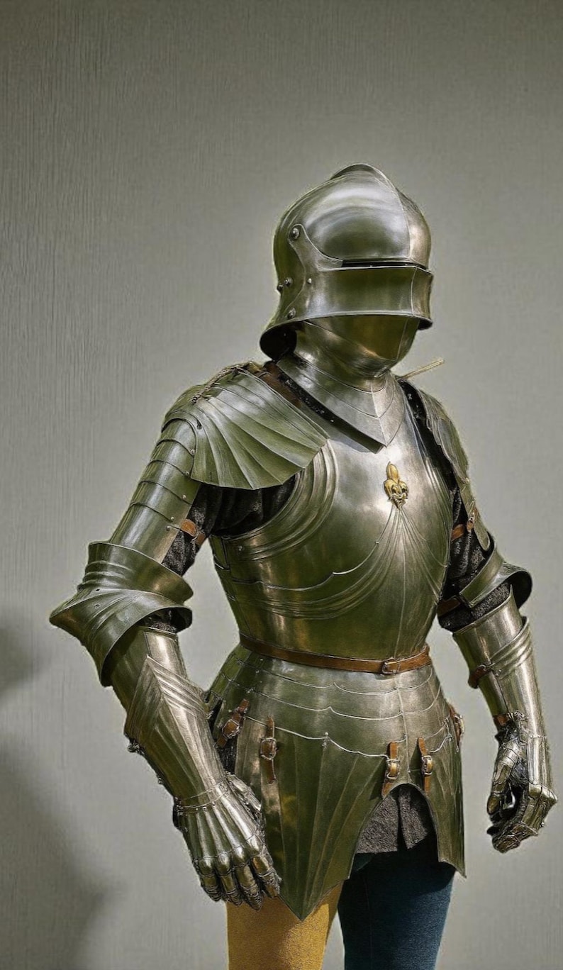 German Gothic Half Armor Suit – 15th Century Knight Cosplay, LARP ...