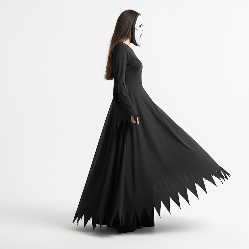 Scream Costume Dress, Halloween Ghostface Scream Costume, Women's Witch ...